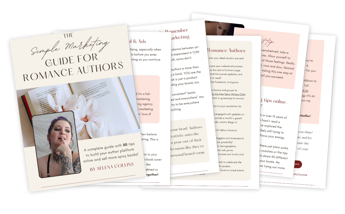 The Simple Marketing Guide for Romance Authors – Selena Collins